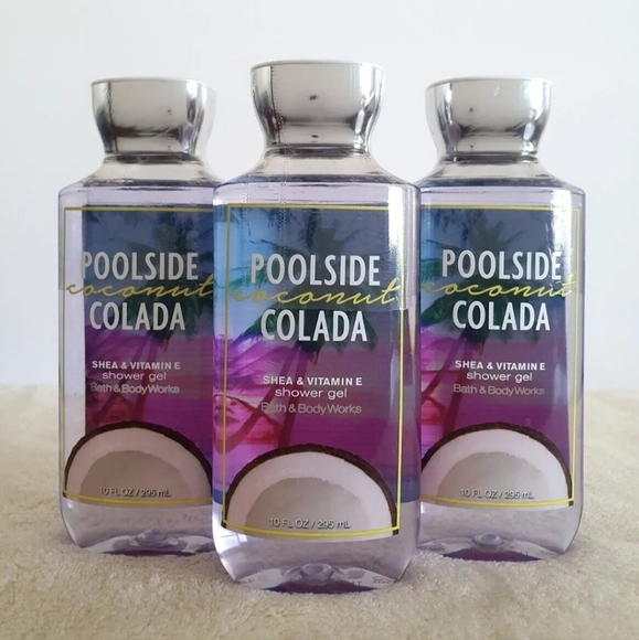 Bath & Body Works | Bath & Body | 3 Pc Bath Body Works Poolside Coconut ...